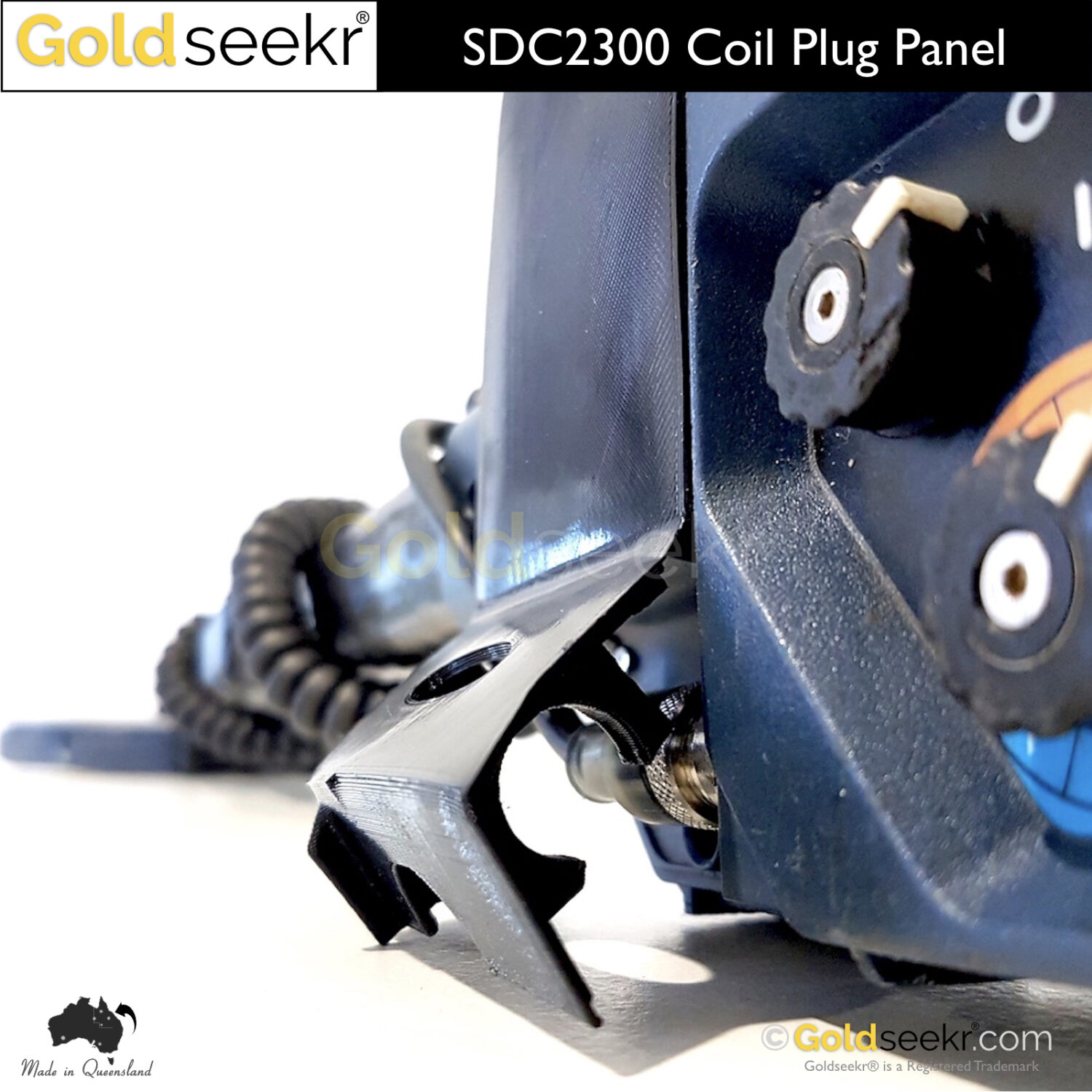Easy-Access Coil Plug Panel - for Minelab SDC2300 - Gold Extreme ...
